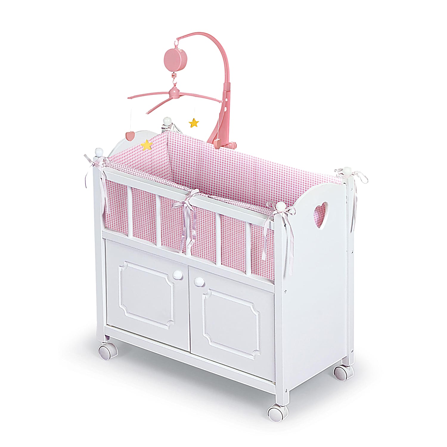 Wicker Baby Bassinet Regal Pique Bassinet Bedding Set - White (Standard ...