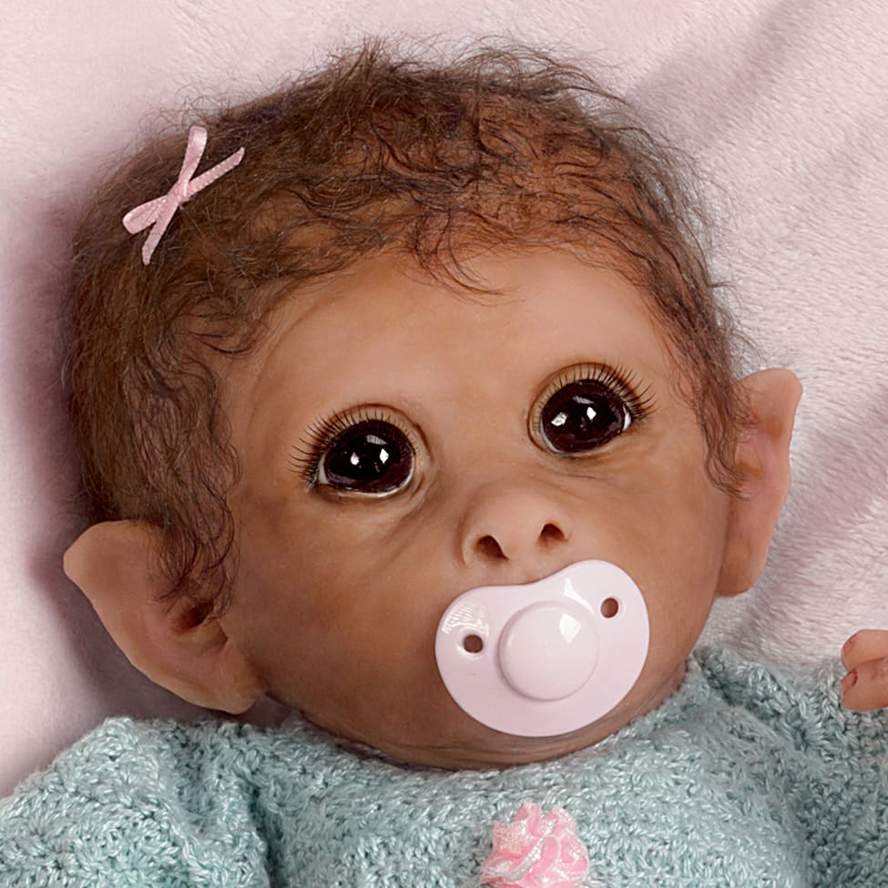 ASHTON DRAKE So Truly Real CLEMENTINE BABY MONKEY Doll. inexpensive