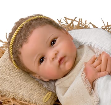 Jesus, Our Savior Religious Lifelike Baby Doll Featuring Hand-Rooted ...