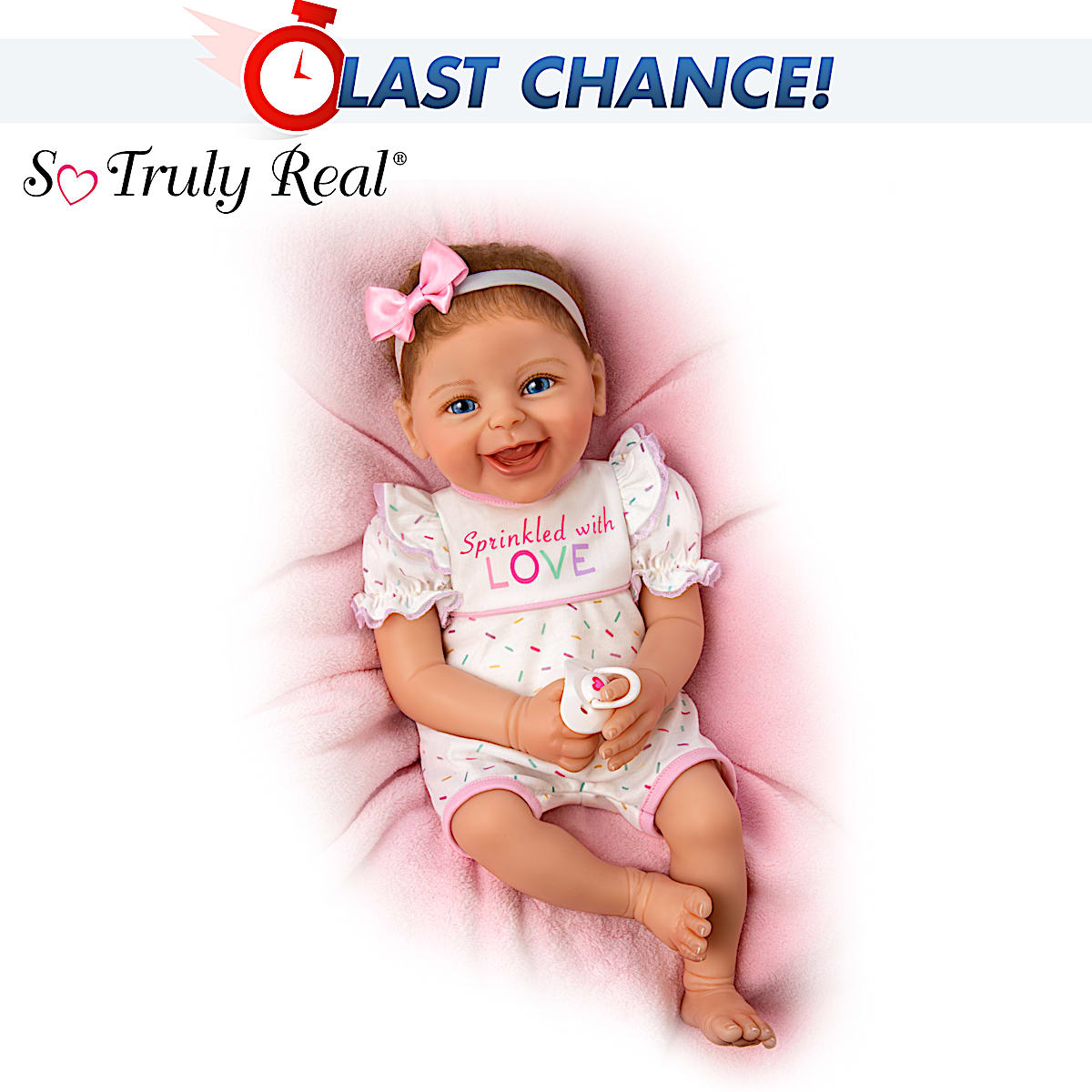 So Truly Real Sprinkled With Love Vinyl Baby Doll By Artist Ina ...