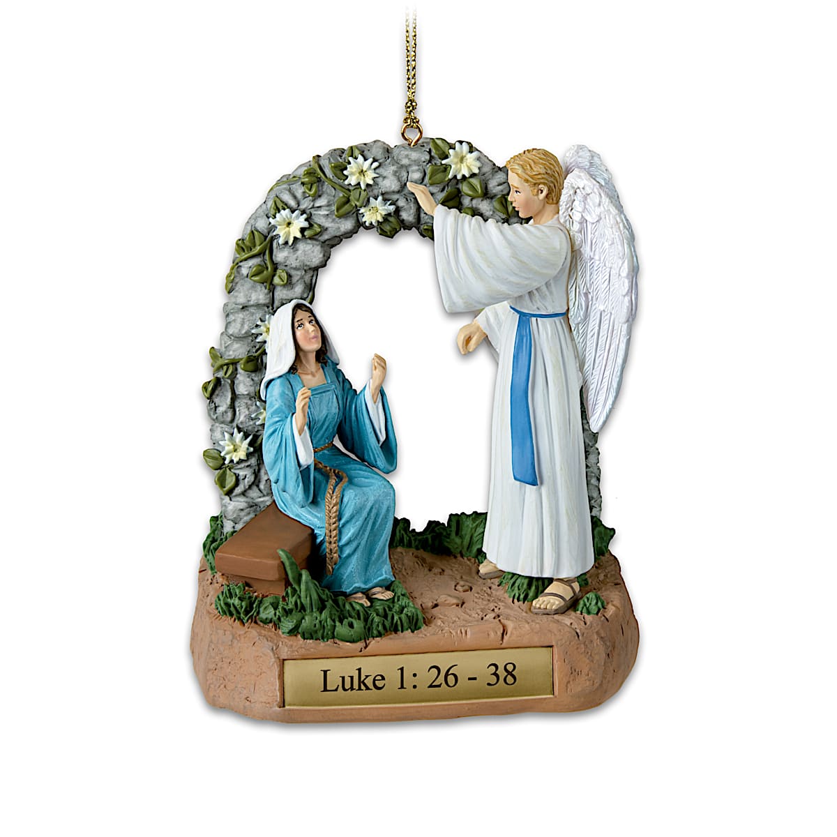 Hand-Painted Religious Christmas Nativity Ornament Collection Adorned ...