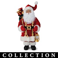 16 Tall Sculpted Santa Dolls Featuring Santa In The Off Season As A ...